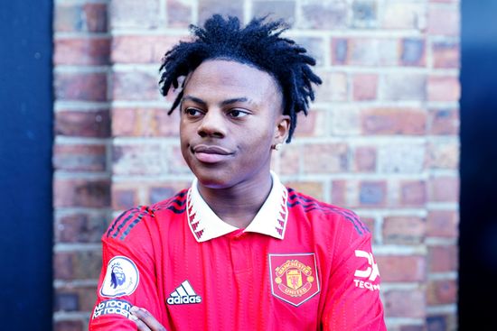 Ishowspeed Wearing Manchester United Shirt Ahead Editorial Stock Photo ...