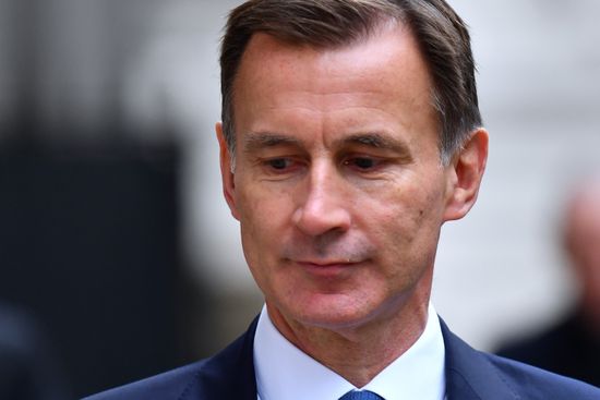 Jeremy Hunt Chancellor Exchequer 13 Nov Editorial Stock Photo - Stock ...