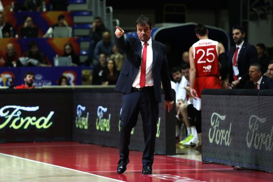 Head Coach Ergin Ataman Turkey Reacts Editorial Stock Photo - Stock ...