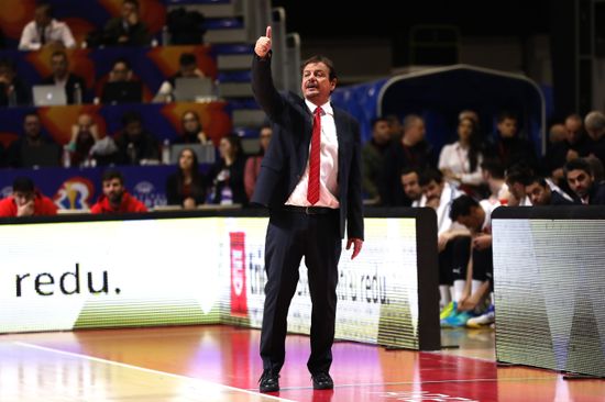Head Coach Ergin Ataman Turkey Reacts Editorial Stock Photo - Stock ...