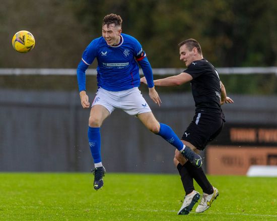 Rangers B Team Defender Connor Allan Editorial Stock Photo - Stock ...
