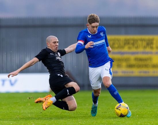 Rangers B Team Defender Robbie Fraser Editorial Stock Photo - Stock ...