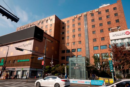 Hamilton Hotel Hamilton Hotel Itaewon District Editorial Stock Photo ...