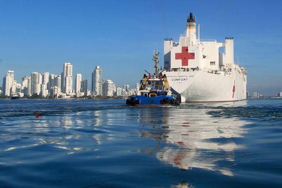 Usns Comfort Hospital Ship United States Editorial Stock Photo - Stock ...