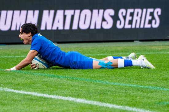 Ange Capuozzo Dives Over Line Try Editorial Stock Photo - Stock Image ...