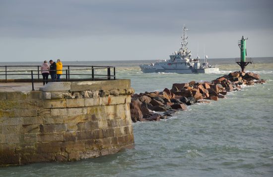 Border Force Cutters Sail Ramsgate Harbour Editorial Stock Photo ...