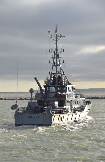 Border Force Cutters Sail Ramsgate Harbour Editorial Stock Photo ...
