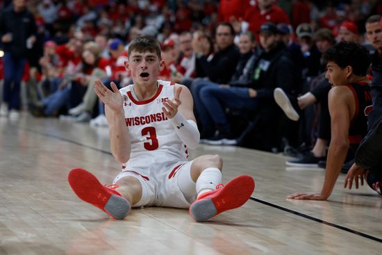 Wisconsin Badgers Guard Connor Essegian 3 Editorial Stock Photo - Stock ...