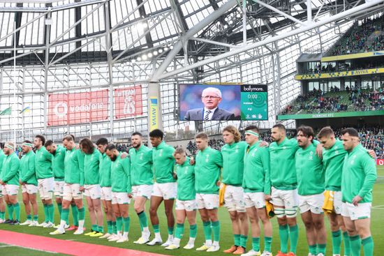 Ireland Vs Fiji Ireland Team Stand Editorial Stock Photo - Stock Image ...
