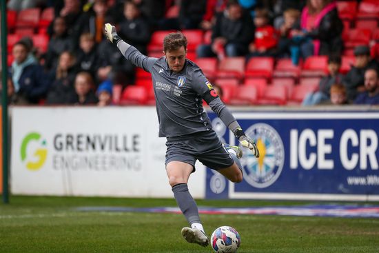 Colchester United Goalkeeper Sam Hornby 1 Editorial Stock Photo - Stock ...