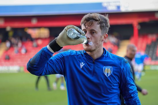 Colchester United Goalkeeper Sam Hornby 1 Editorial Stock Photo - Stock ...