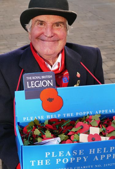 Royal British Legion Poppy Sellers Were Editorial Stock Photo - Stock ...