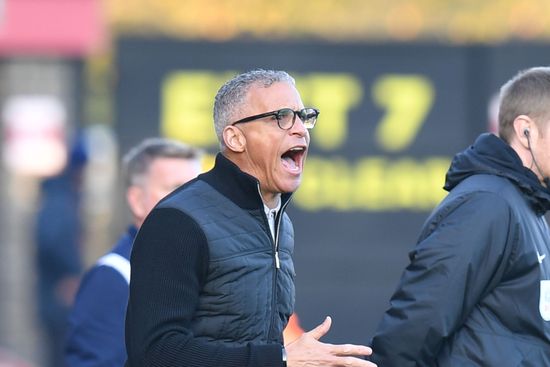 Keith Curle Manager Hartlepool United During Editorial Stock Photo ...