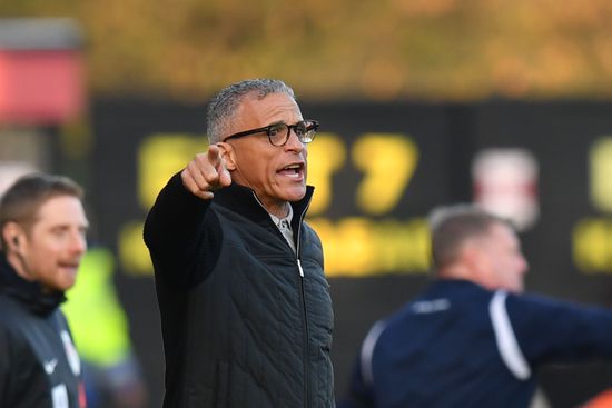 Keith Curle Manager Hartlepool United During Editorial Stock Photo ...