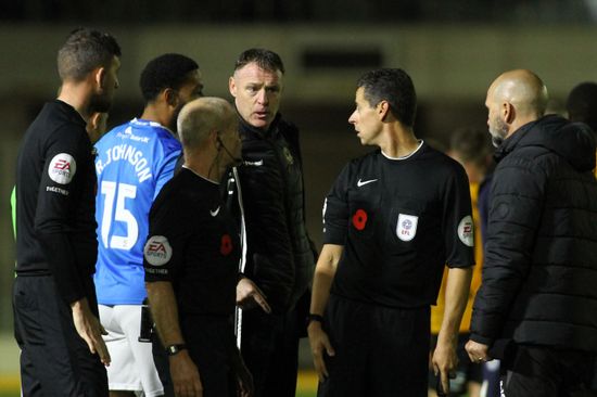 Manager Newport County Graham Coughlan Makes Editorial Stock Photo ...