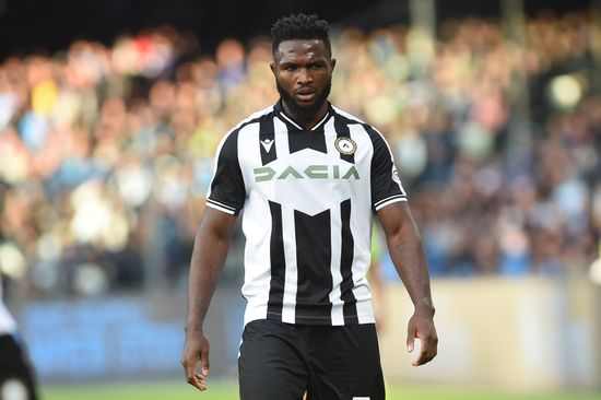 Isaac Success Udinese Calcio During Serie Editorial Stock Photo - Stock ...