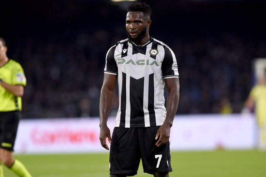 Isaac Success Udinese Calcio During Serie Editorial Stock Photo - Stock ...