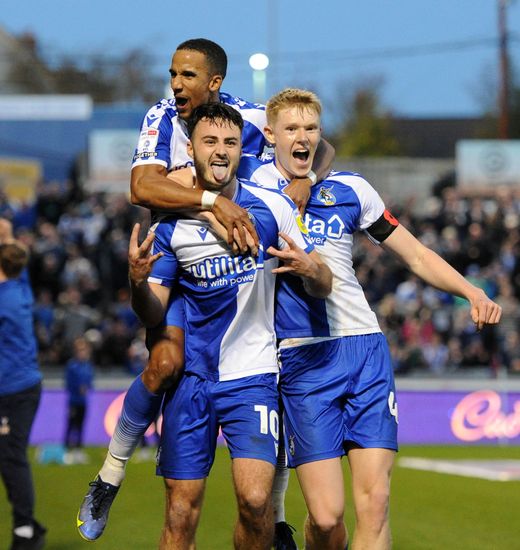 Aaron Collins Bristol Rovers Celebrates Scoring Editorial Stock Photo ...