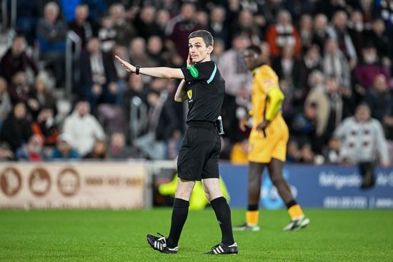 Referee Craig Napier Waits On Var Editorial Stock Photo - Stock Image ...