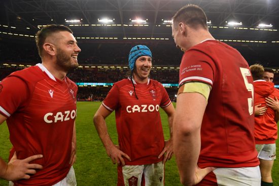 Gareth Thomas Justin Tipuric Adam Beard Editorial Stock Photo - Stock ...