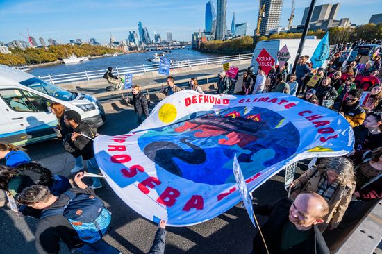 Banners Complete They Join Na Climate Editorial Stock Photo - Stock ...