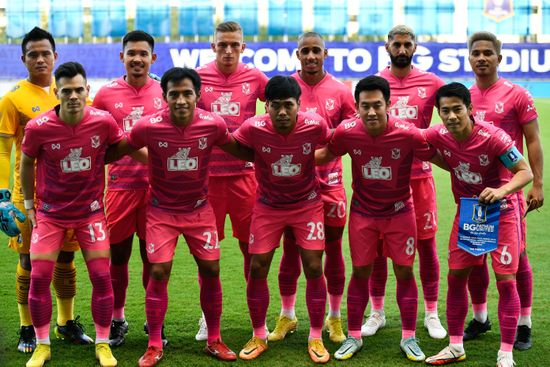 Bg Pathum United Team Lineup Pose Editorial Stock Photo - Stock Image ...