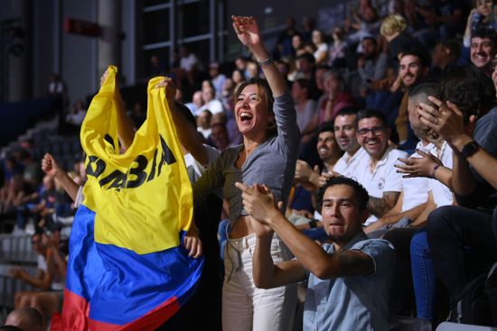 Colombian Fans Crowd Illes Balears Editorial Stock Photo - Stock Image ...