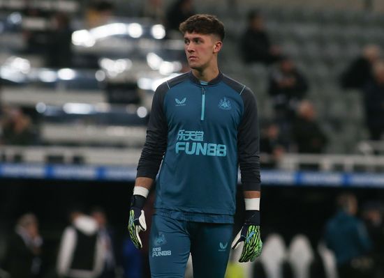 Newcastle United Goalkeeper Max Thompson During Editorial Stock Photo ...