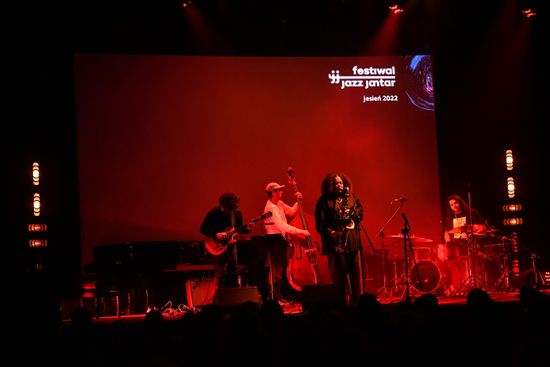 British Saxophonist Chelsea Carmichael Performs During Editorial Stock ...