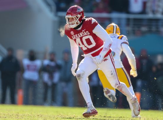 Landon Jackson 40 Razorback Defensive End Editorial Stock Photo - Stock ...