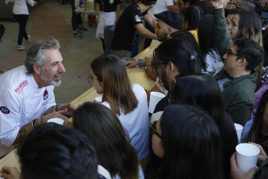 Spanish Chef Jose Solla R Prepares Editorial Stock Photo - Stock Image ...