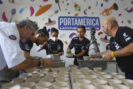 Spanish Chef Jose Solla R Prepares Editorial Stock Photo - Stock Image ...