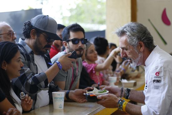 Spanish Chef Jose Solla R Prepares Editorial Stock Photo - Stock Image ...