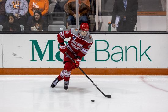 Sacred Heart Pioneers Forward Austin Magera Editorial Stock Photo ...