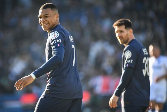 Kylian Mbappe Psg Lionel Leo Messi Editorial Stock Photo - Stock Image ...