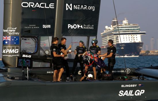 Members Australian Sail Gp Team Celebrate Editorial Stock Photo - Stock ...