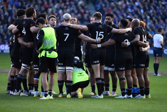 All Blacks Gather Into Huddle Just Editorial Stock Photo - Stock Image ...