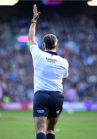 Referee Frank Murphy Awards Penalty Try Editorial Stock Photo - Stock ...