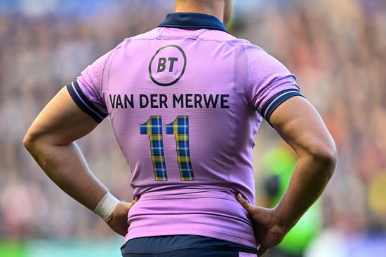 Scotland Squad Numbers Doddie Weir Tartan Editorial Stock Photo - Stock ...