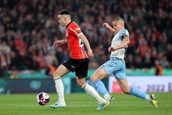 Derry City Vs Shelbourne Derrys Jordan Editorial Stock Photo - Stock ...