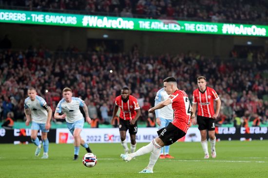 Derry City Vs Shelbourne Derrys Jordan Editorial Stock Photo - Stock ...