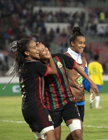 Fatima Tagnaout L Rabat Teammates Celebrate Editorial Stock Photo ...