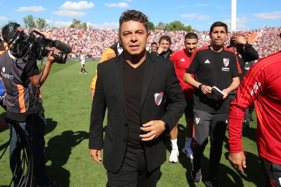 River Plates Coach Marcelo Gallardo Attends Editorial Stock Photo ...