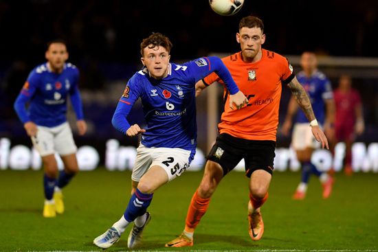 Conor Carty Oldham Athletic Tussles Harry Editorial Stock Photo - Stock ...