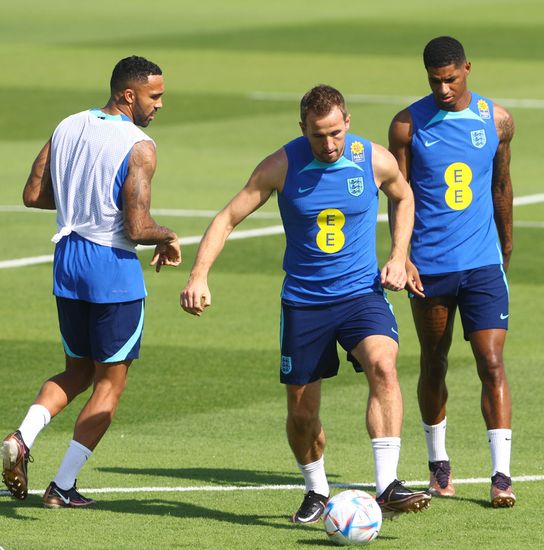 England Strikers Callum Wilson Harry Kane Editorial Stock Photo - Stock ...