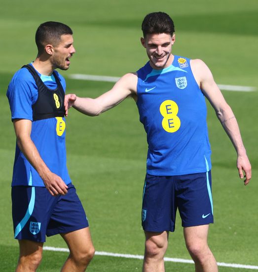 Conor Coady Declan Rice England Editorial Stock Photo - Stock Image ...