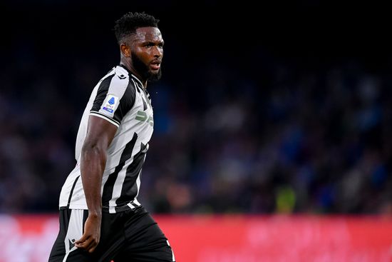 Isaac Success Udinese Calcio Looks On Editorial Stock Photo - Stock ...