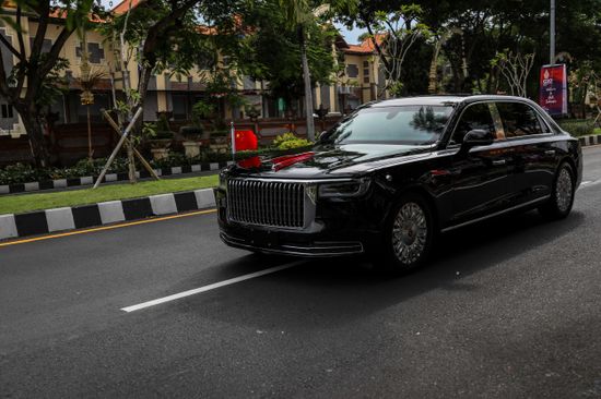 Cars Transporting Chinas President Xi Jinping Editorial Stock Photo ...