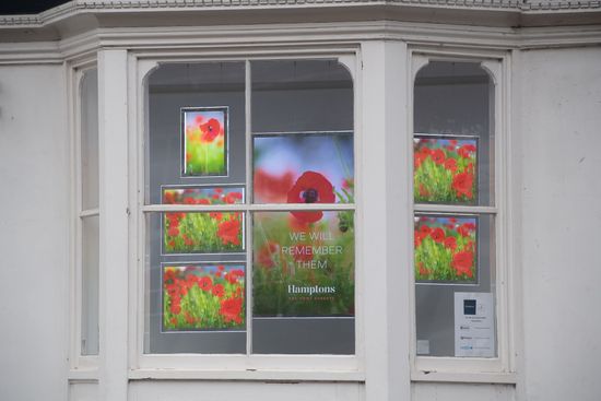 Poppy Pictures Window Estate Agents Windsor Editorial Stock Photo ...