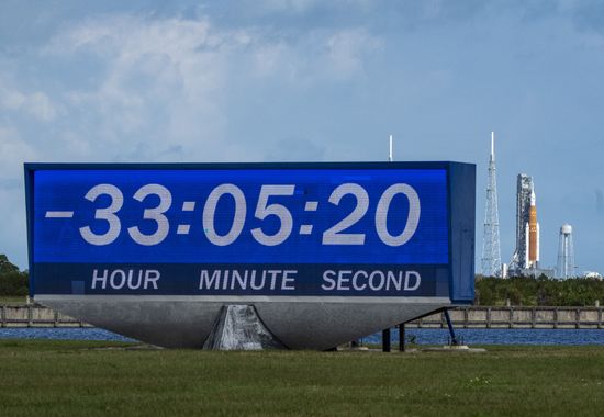 Countdown Clock Shown Nasas Artemis 1 Editorial Stock Photo - Stock ...